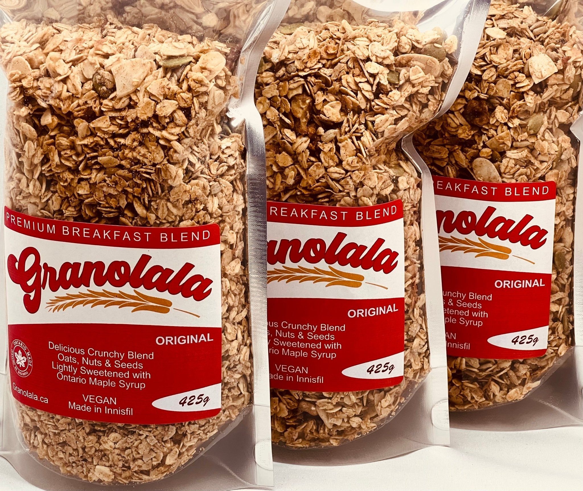 New larger sizes of Granolala Original and Cranberry – Granolala.ca